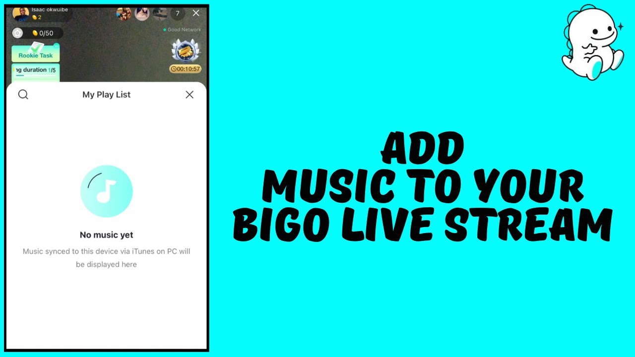 How to Add Music to Bigo Live Stream - YouTube