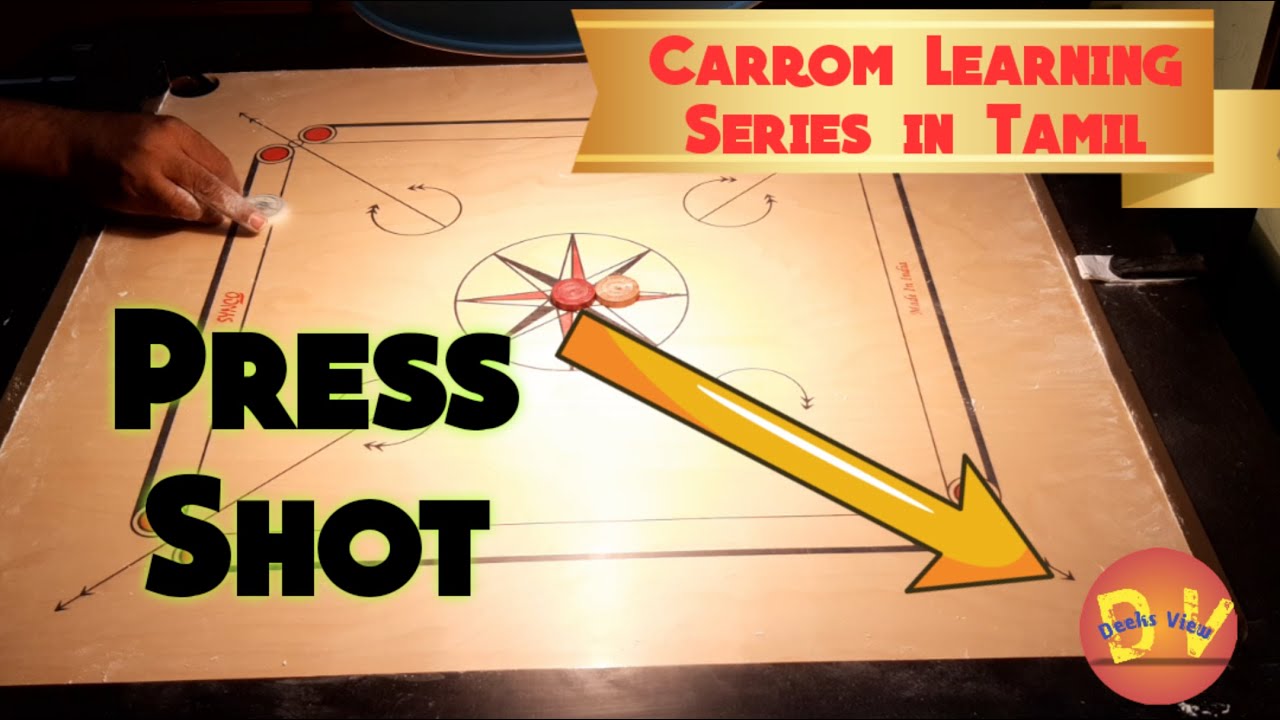 Press Shot Tutorial | How to play Press Shot | Carrom Learning Series ...