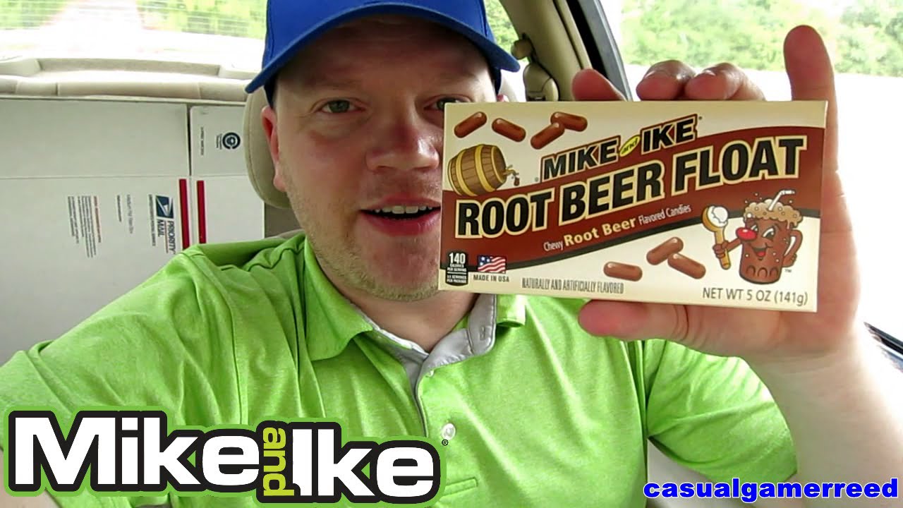 Reed Reviews Mike And Ike Root Beer Float - YouTube