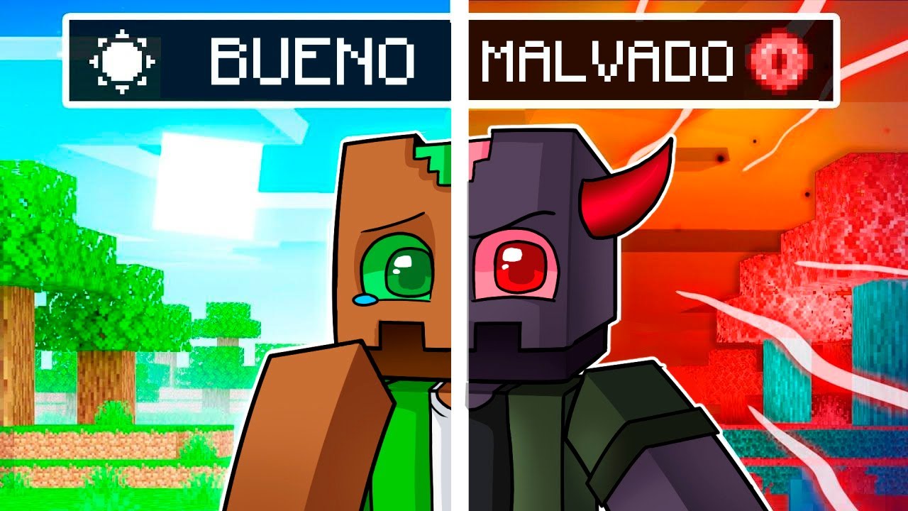 Trolero es 50% BUENO y 50% MALVADO en Minecraft! - YouTube