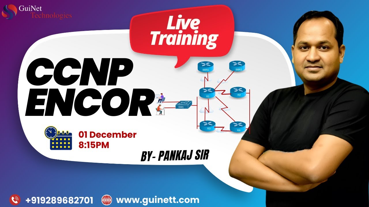 Start Your CCNP ENCOR Journey | New Batch with Live Labs & Expert ...