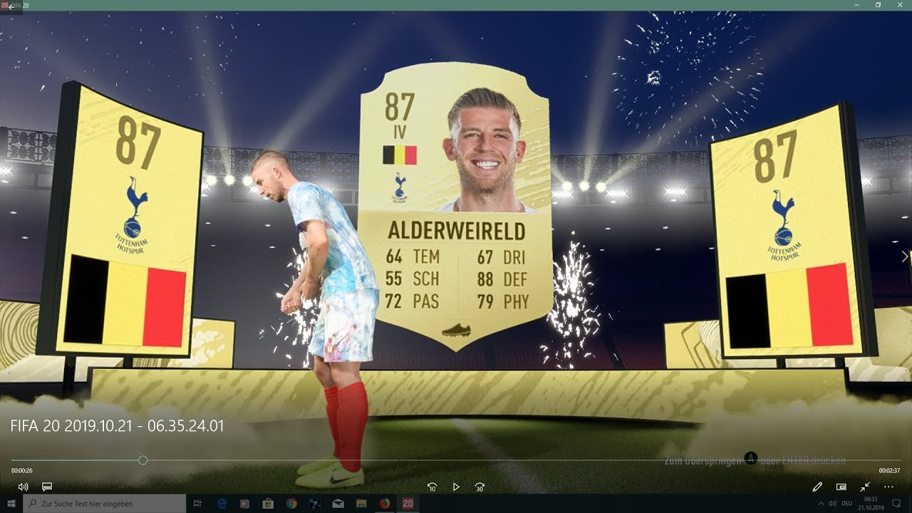 FIFA 20 Pack Opening #2 | 87 Alderweireld + TOTW Elmas + Al Soma - YouTube