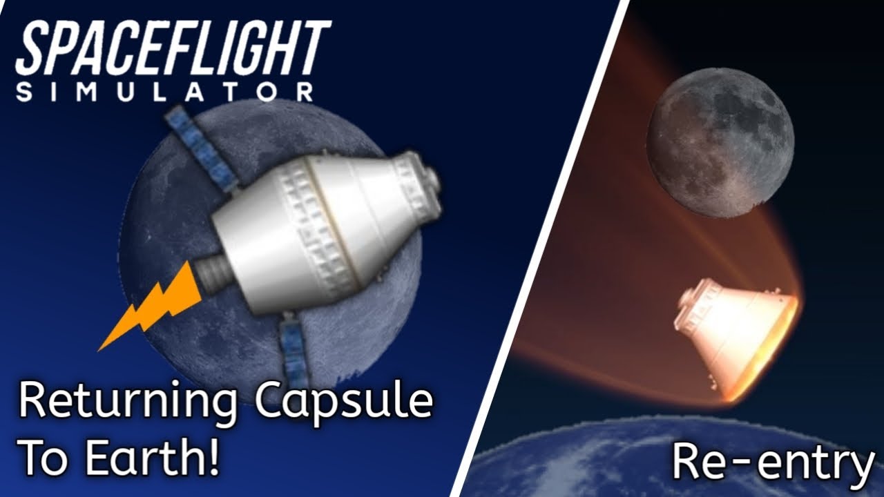 Returning Capsule Back To Earth - SFS - [+Blueprint] - YouTube