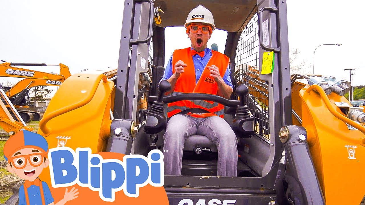 Blippi Explores a Skid Steer - Educational Videos for Kids - YouTube