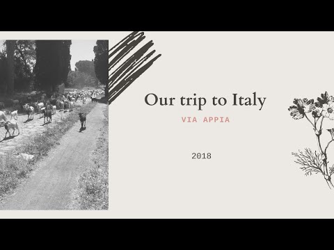 Periscope Live  Via Appia ancient Roman road adventure
