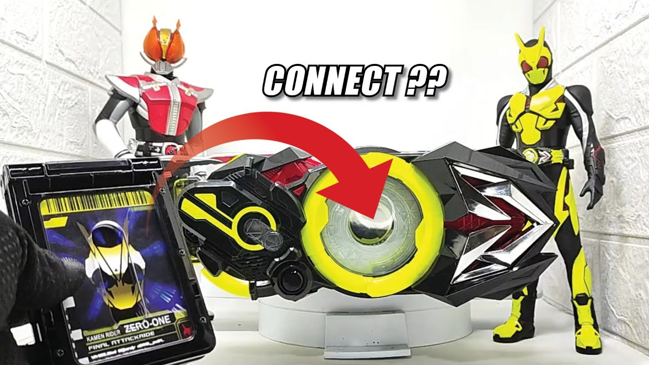 DX Zero One Driver vs DX Rider Pass Den-O Belt Driver Connect - YouTube
