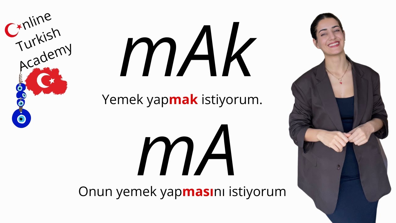 How to use -mak and -ması in Turkish - YouTube
