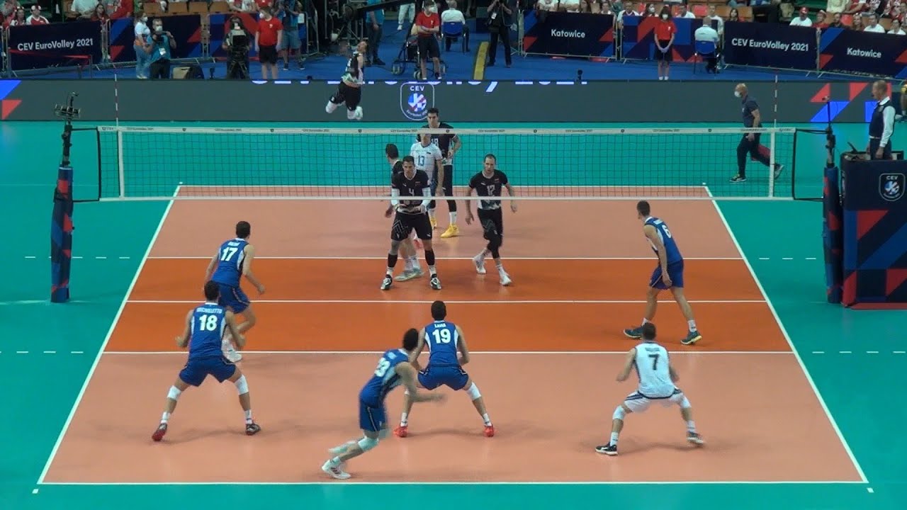 Volleyball : Italy - Slovenia 3:2 European Championship Final Full ...