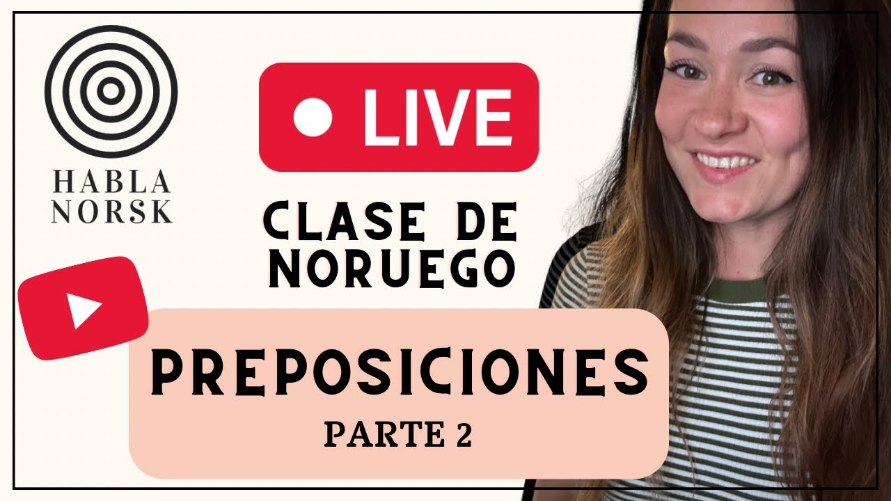 ️ TODO sobre las PREPOSICIONES en NORUEGO (segunda parte) - YouTube