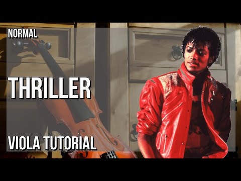 How to play Thriller by Michael Jackson on Viola (Tutorial) - YouTube