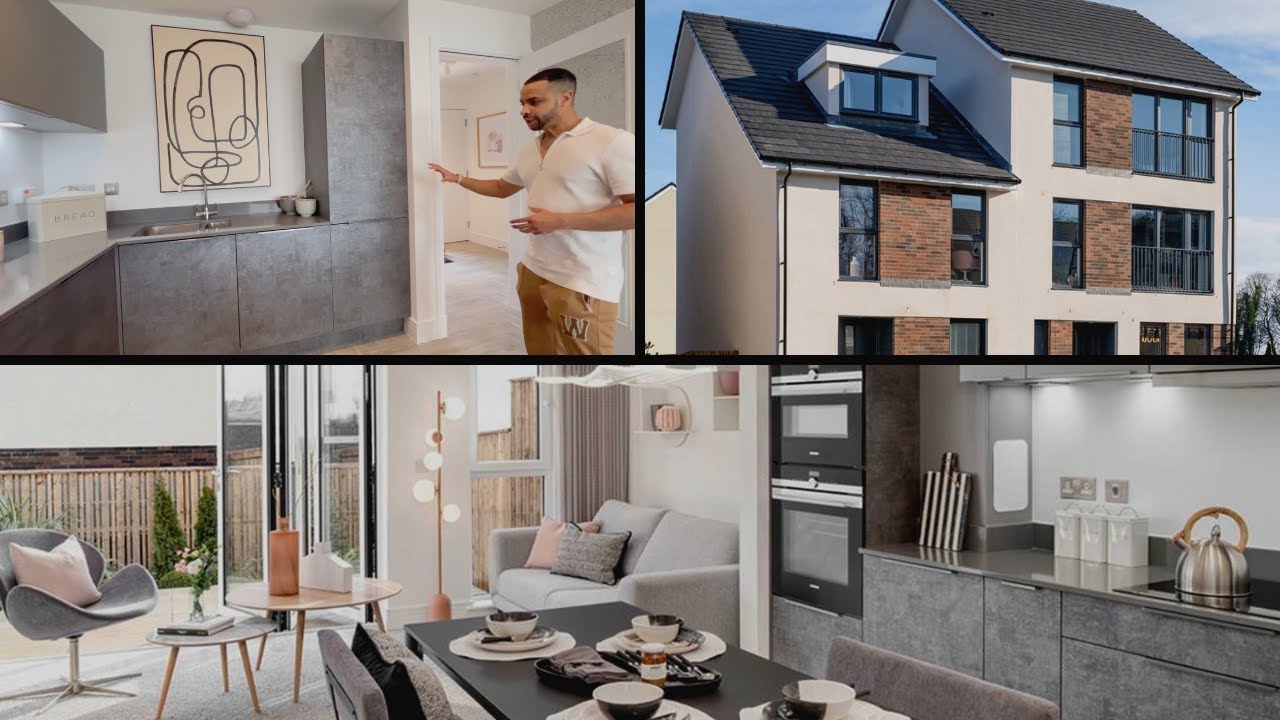 3 Bedroom Town House for £350K New Build House Tour UK | Cala Homes The ...