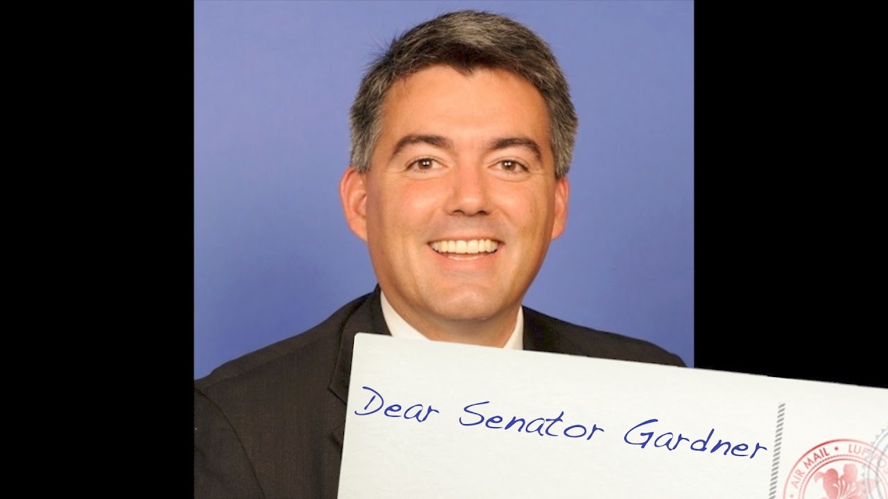 Dear Senator Gardner - YouTube