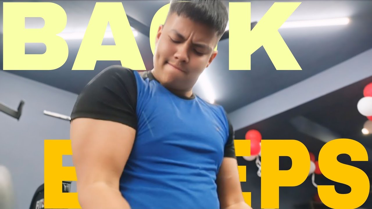 BACK & BICEP WORKOUT - YouTube