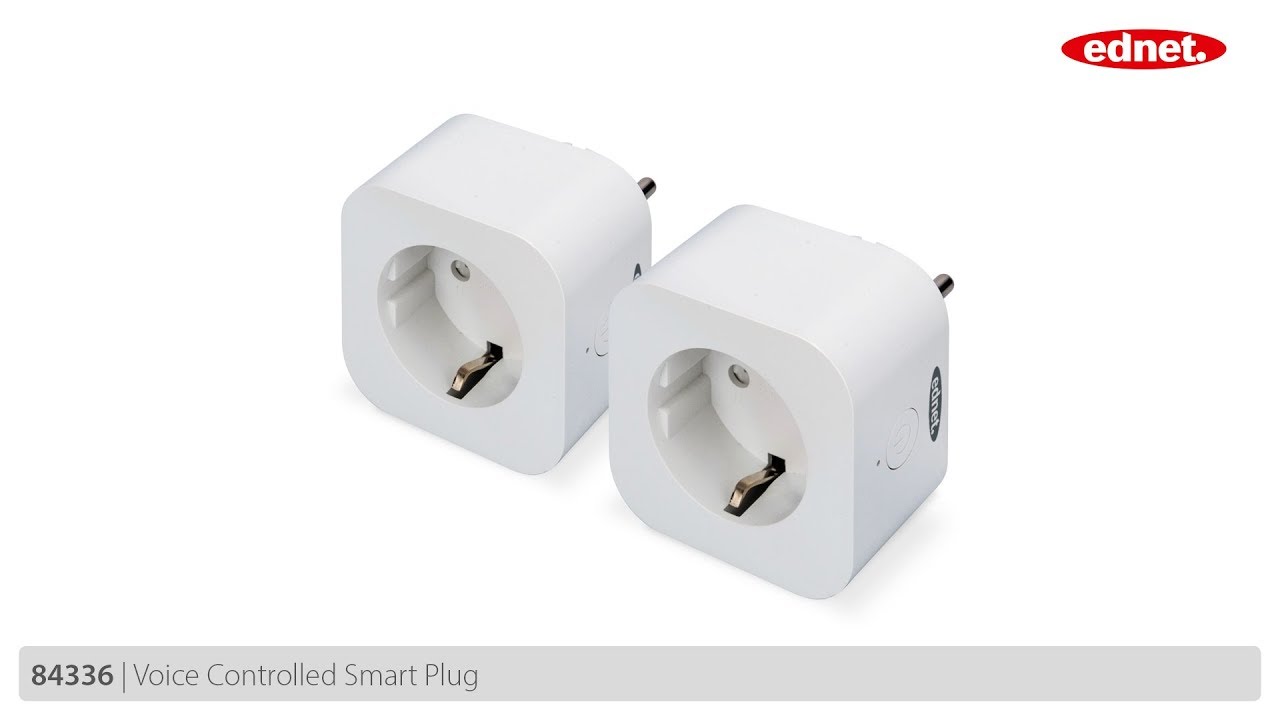 ednet. Voice Controlled Smart Plug | Sprachgesteuerte Smart Steckdose (84336) - YouTube