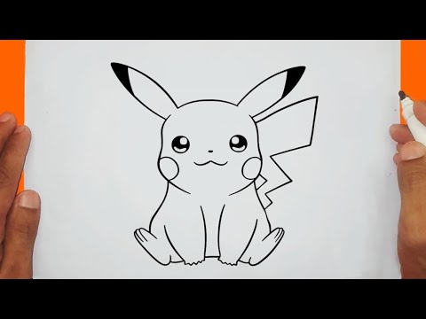 draw a pikachu - How to Draw a Pickachu Step By Step - YouTube