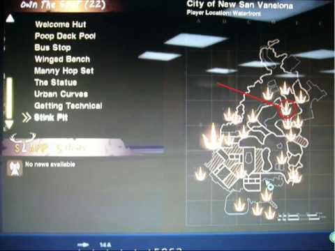 skate 2 own the spot map ***** HELPFUL!!!!!*** - YouTube