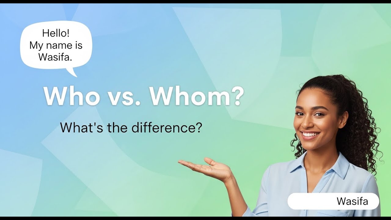 When to Use WHO or WHOM | Master English Grammar (Subject vs. Object ...