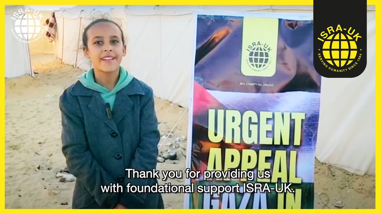 'We're getting emergency flour aid to refugees in Gaza' | ISRA UK - YouTube