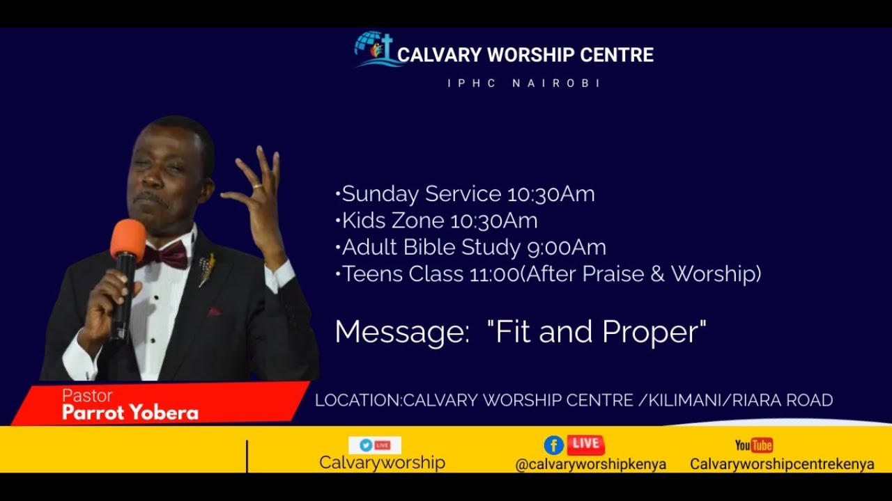 SUNDAY SERVICE 17TH DECEMBER 2023 WITH PASTOR PARROT YOBERA - YouTube