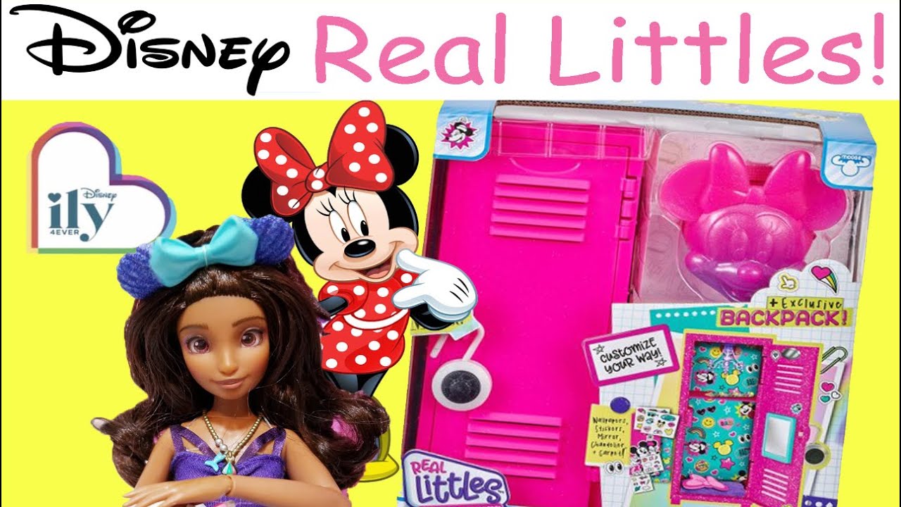 Disney Real Littles Minnie Mouse Locker Unboxing! | Disney ily 4EVER ...