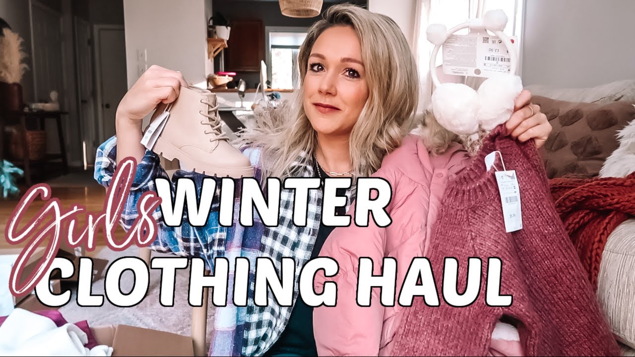 GIRLS WINTER CLOTHING HAUL| ZARA, TARGET, OLD NAVY & More| Tres Chic ...