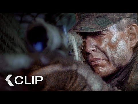 Tactical Jungle Duel Between Two Elite Snipers - SNIPER Clip (1993) | Tom Berenger