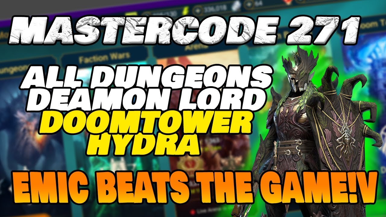 EMIC MASTERCODE 271! BEAT THE WHOLE GAME ON THE HARDEST DIFFICULTY ...