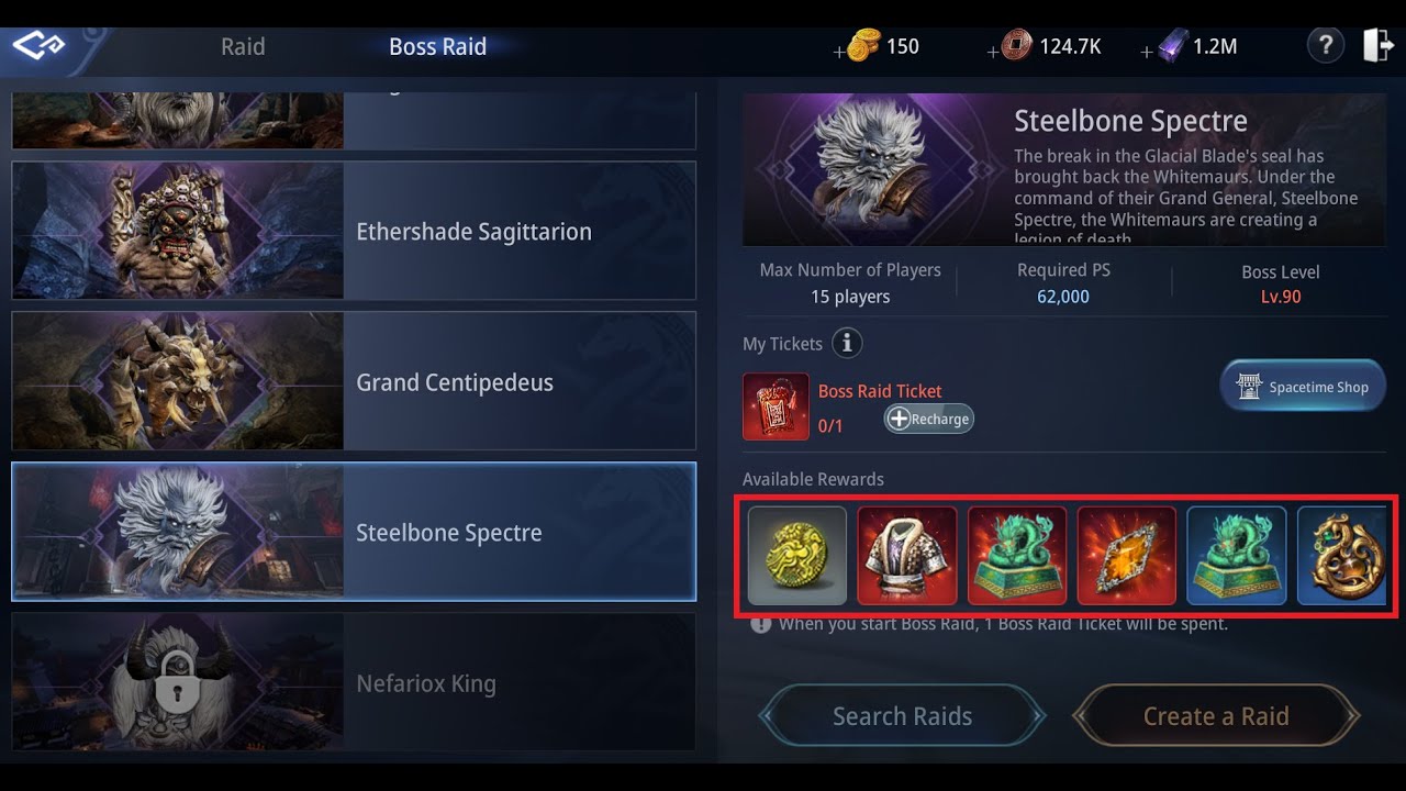 Steelborne Spectre Mir4 - Boss Raid Clear - YouTube