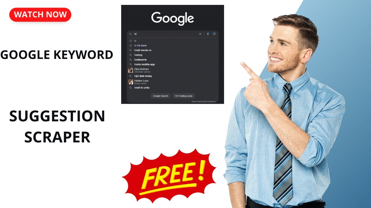 Scrap Google Autocomplete Keyword | How to Scrap Google Autocomplete ...