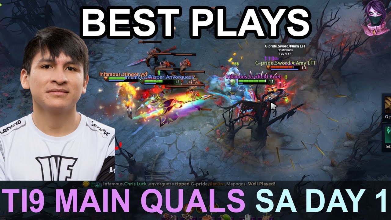 TI9 BEST PLAYS Main Quals SA DAY 1 Highlights Dota 2 by Time 2 Dota # ...