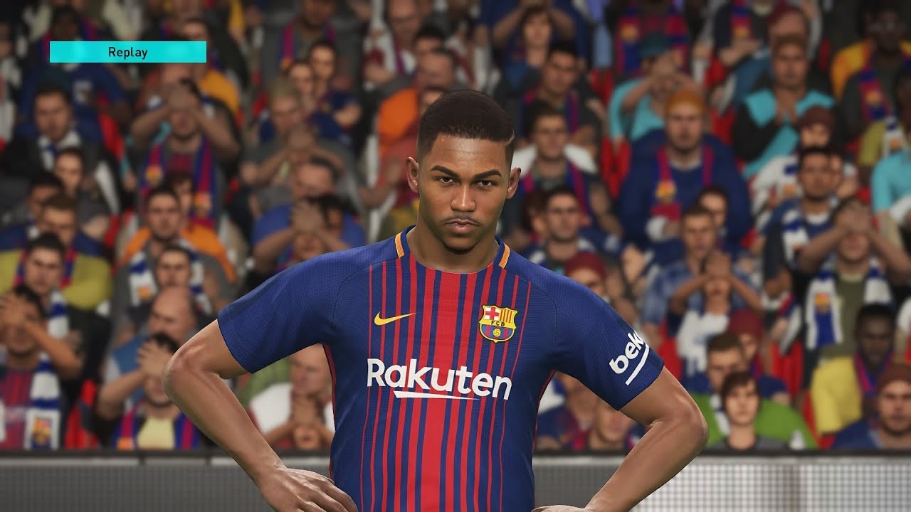 PES 2018 - ESTREIANDO MALCOM NO BARCELONA - YouTube