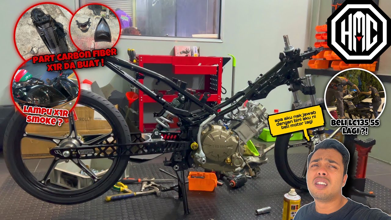 X1R BLACK MAMBA ke ? 😱 | PART CARBON FIBER untuk DAH BUAT 🤩 | BELI ...