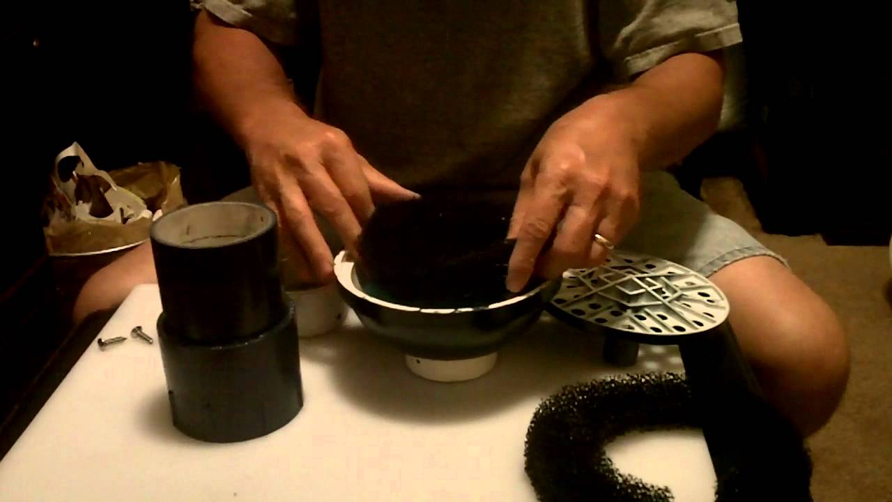 Building a Bait Tank 3 Stage Filter - YouTube