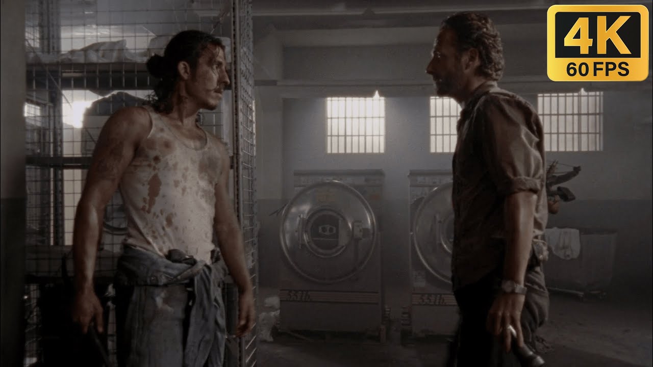 The Walking Dead - Rick Grimes Kills Prisoner Tomas [4K 60 FPS] - YouTube