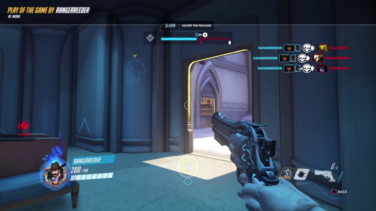 Mccree ult with buff - YouTube