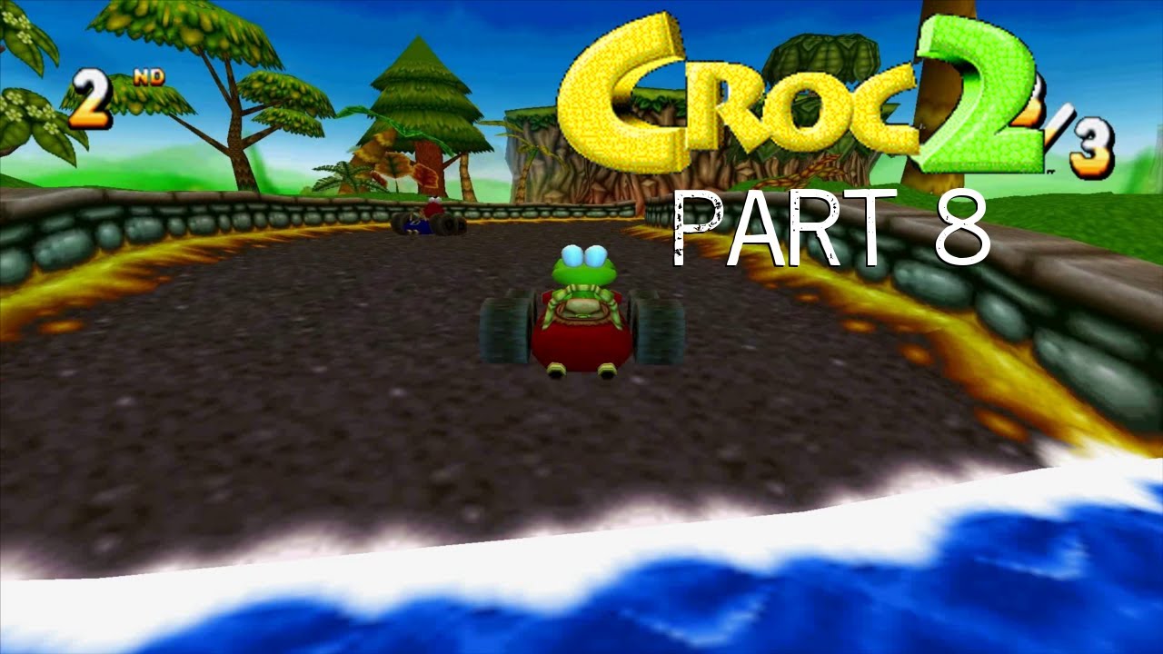 Let's Play Croc 2 - Part 8: Karts and Fire - YouTube