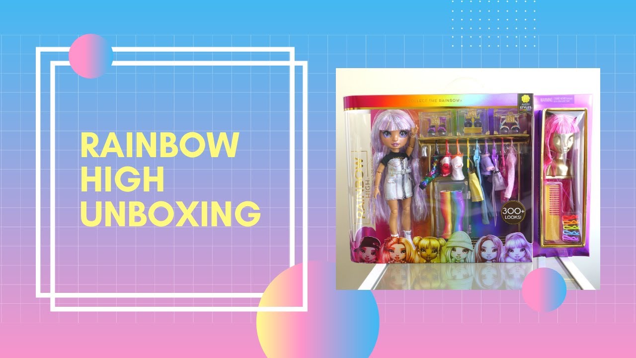 Unboxing: NEW Rainbow High Avery Styles Fashion Studio Doll & Playset ...