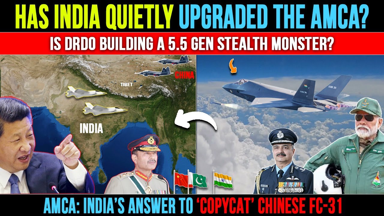 DRDO’s AMCA: The Upgraded Indian Stealth Fighter Jet Rivals Chinese J20 ...