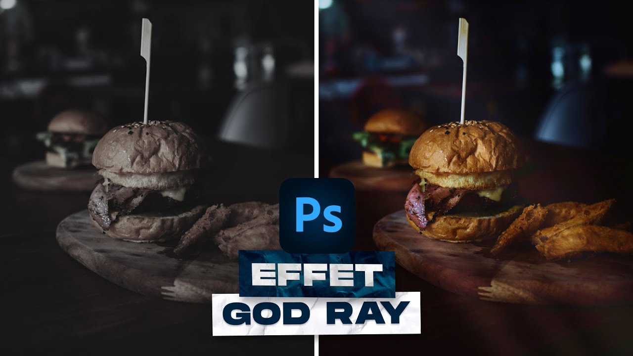 Création d'un effet God Ray dans Photoshop pour le web - YouTube