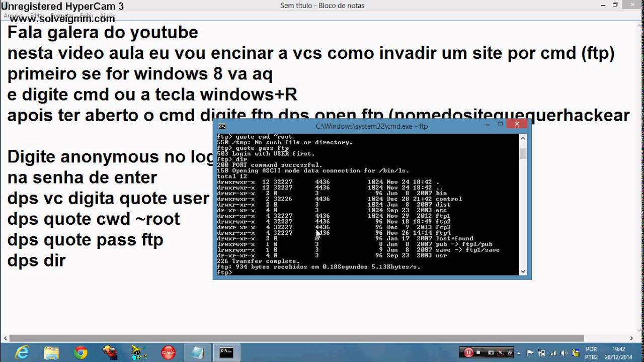 Como Invadir Um Site Por Cmd Ftp YouTube Como Invadir Um Site Por Cmd Ftp YouTube