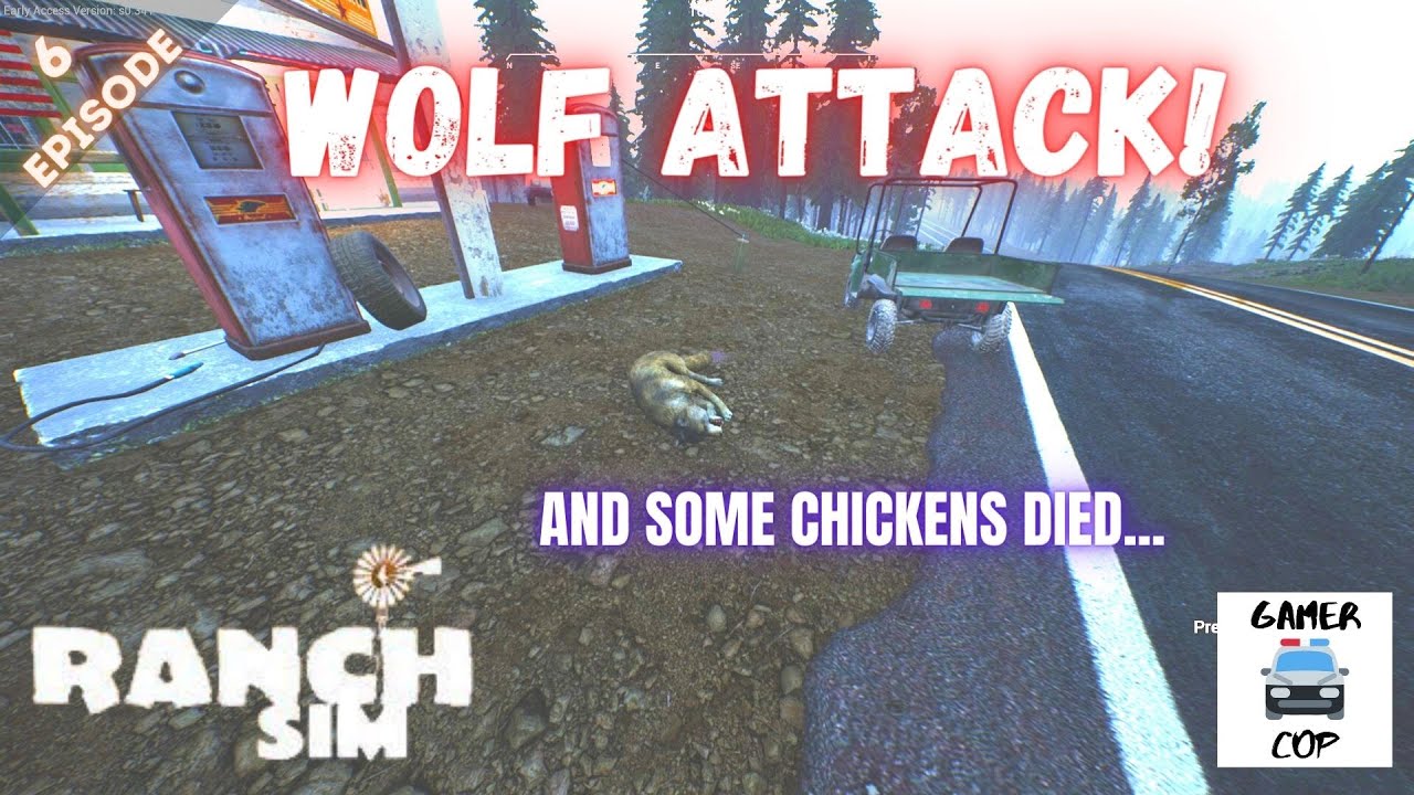 WOLF ATTACK! - Episode 6 - Ranch Simulator - YouTube