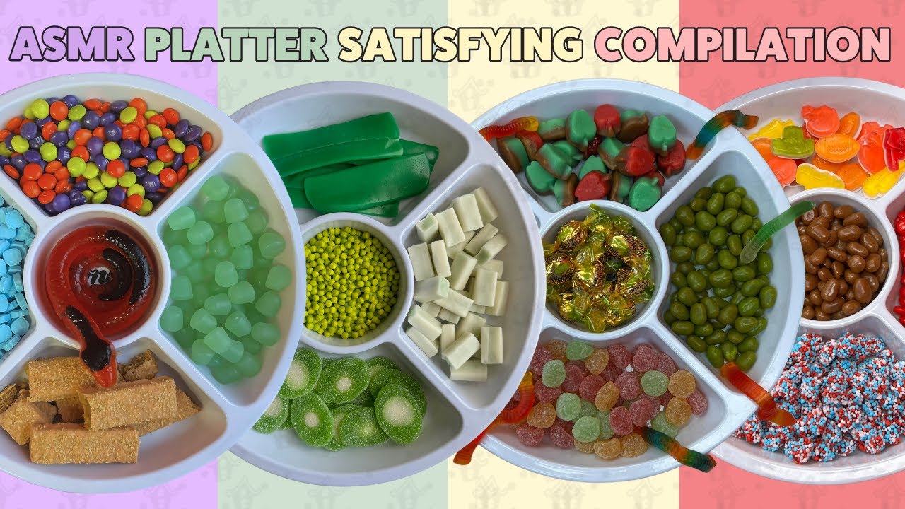 ASMR SATISFYING PLATTER COMPILATION | NO TALKING, SATISFYING SOUNDS ...