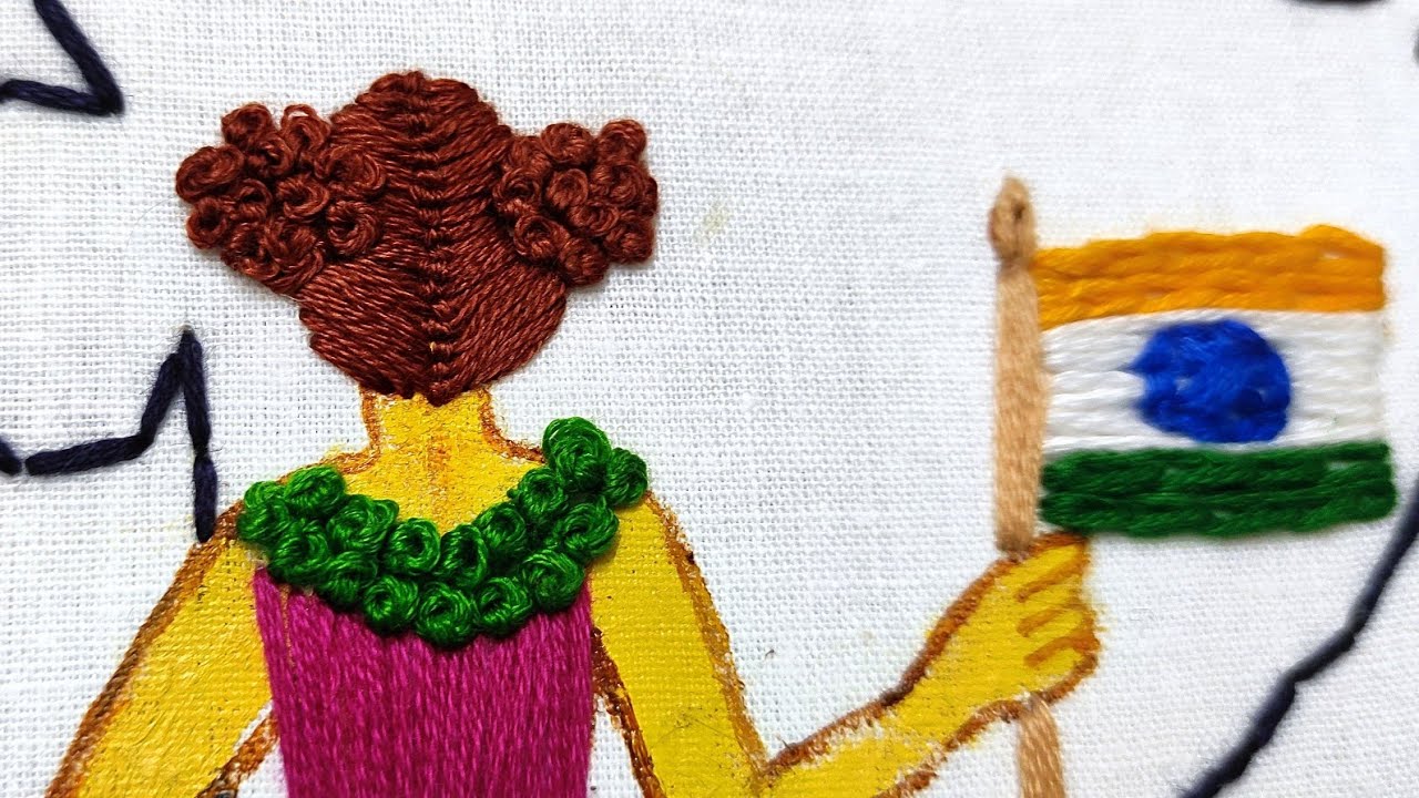 Hair embroidery: A Beginner’s Guide to Easy Hair Embroidery | simple ...