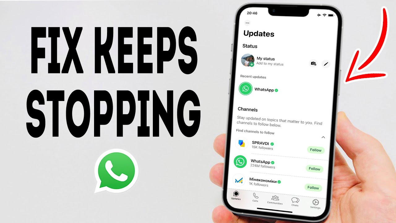 How To Fix WhatsApp Keeps Stopping - Full Guide - YouTube