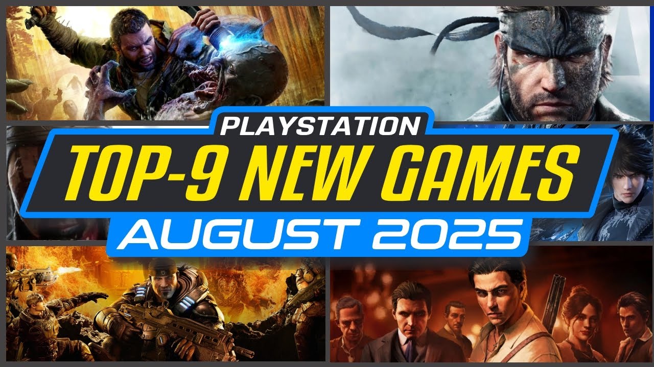 9 Best NEW PS5 Games OUT in AUGUST 2025 / New PS5 Games Upcoming ...
