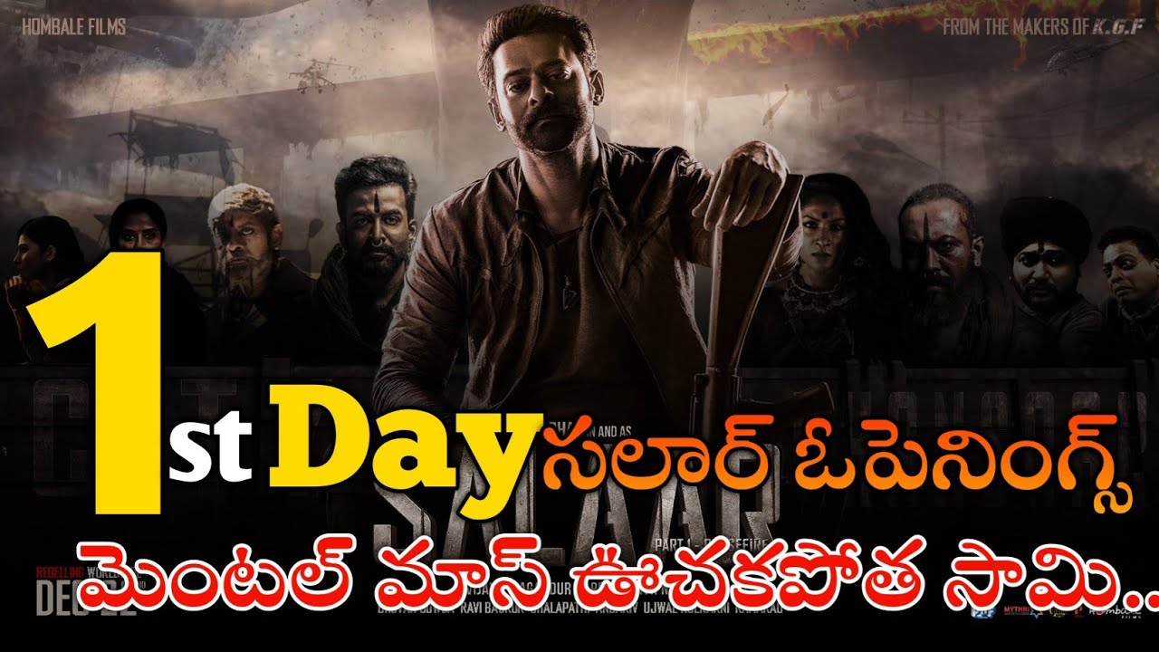 Salaar 1st Day Opening Box Office Collection | Salaar 1st Day Opening ...