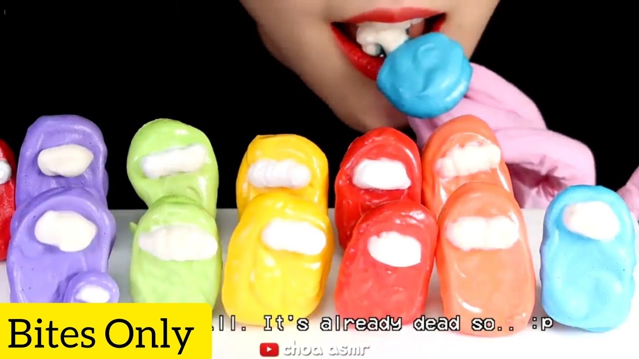 BITES ONLY Edible Among Us // asmr choa - YouTube