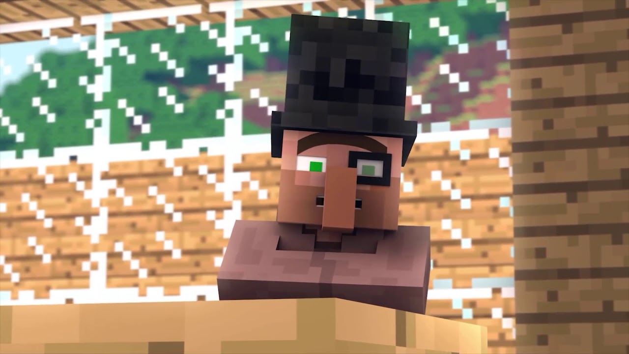 Villager news says a bad word - YouTube