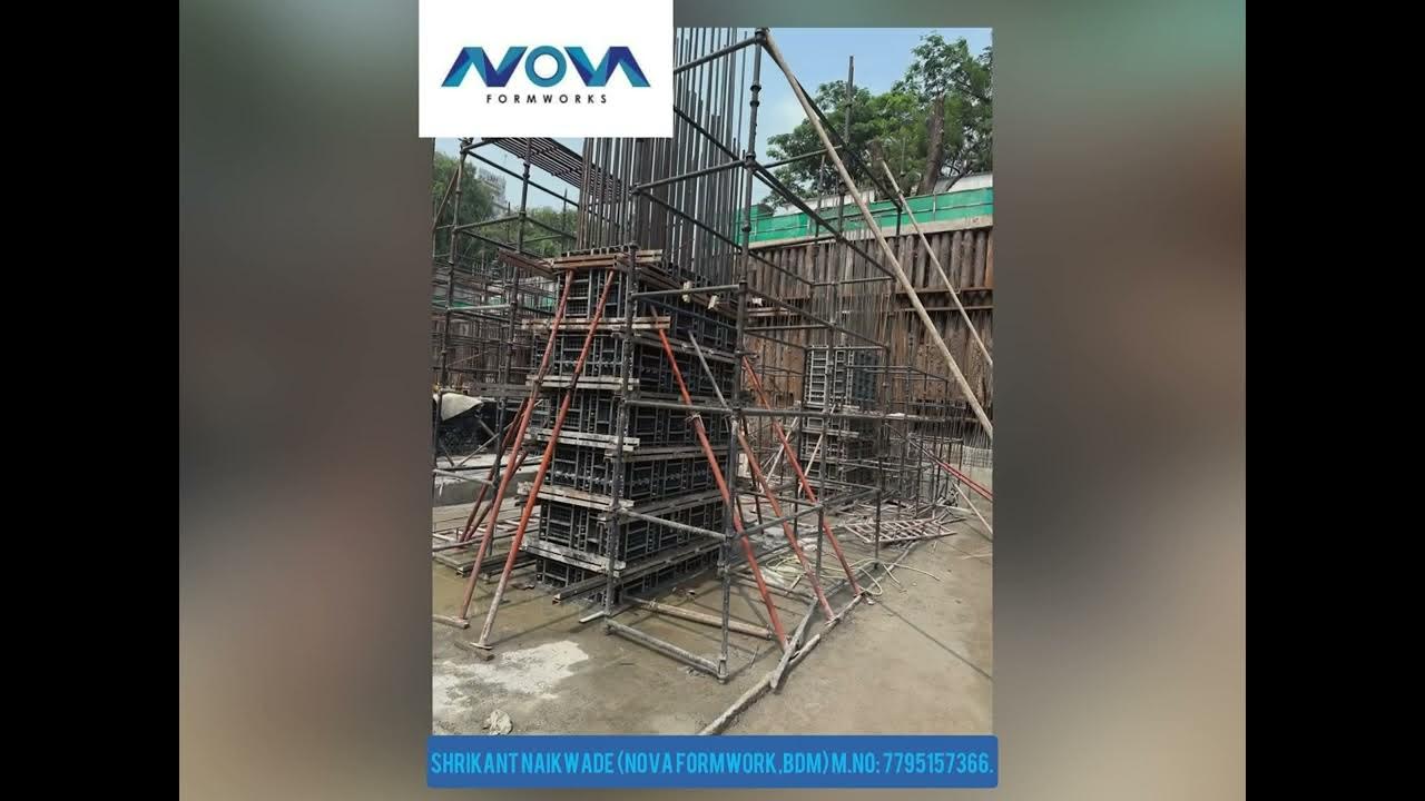 Nova Formwork / plastic formwork India’s best light weight shuttering material - YouTube