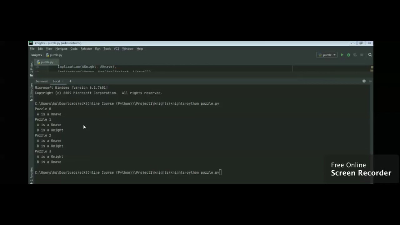 Project 1a Cs50 Introduction To Artificial Intelligence With Python Youtube